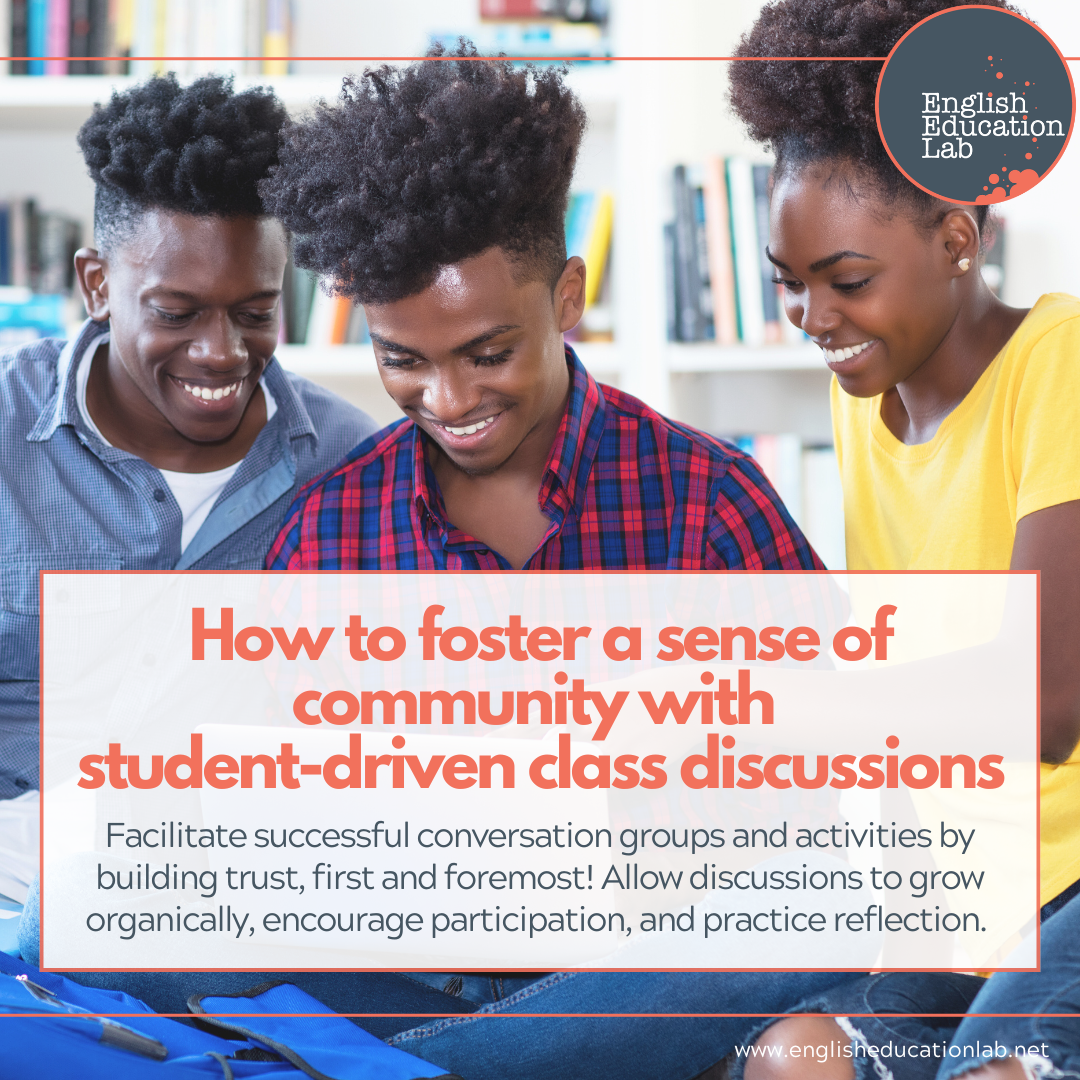 How to foster a sense of community with student-driven class ...